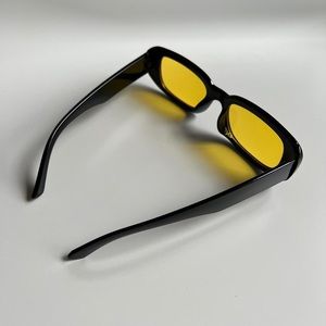 Accessories | Vintage Unique Retro Style Sick Dope Black Rectangle ...